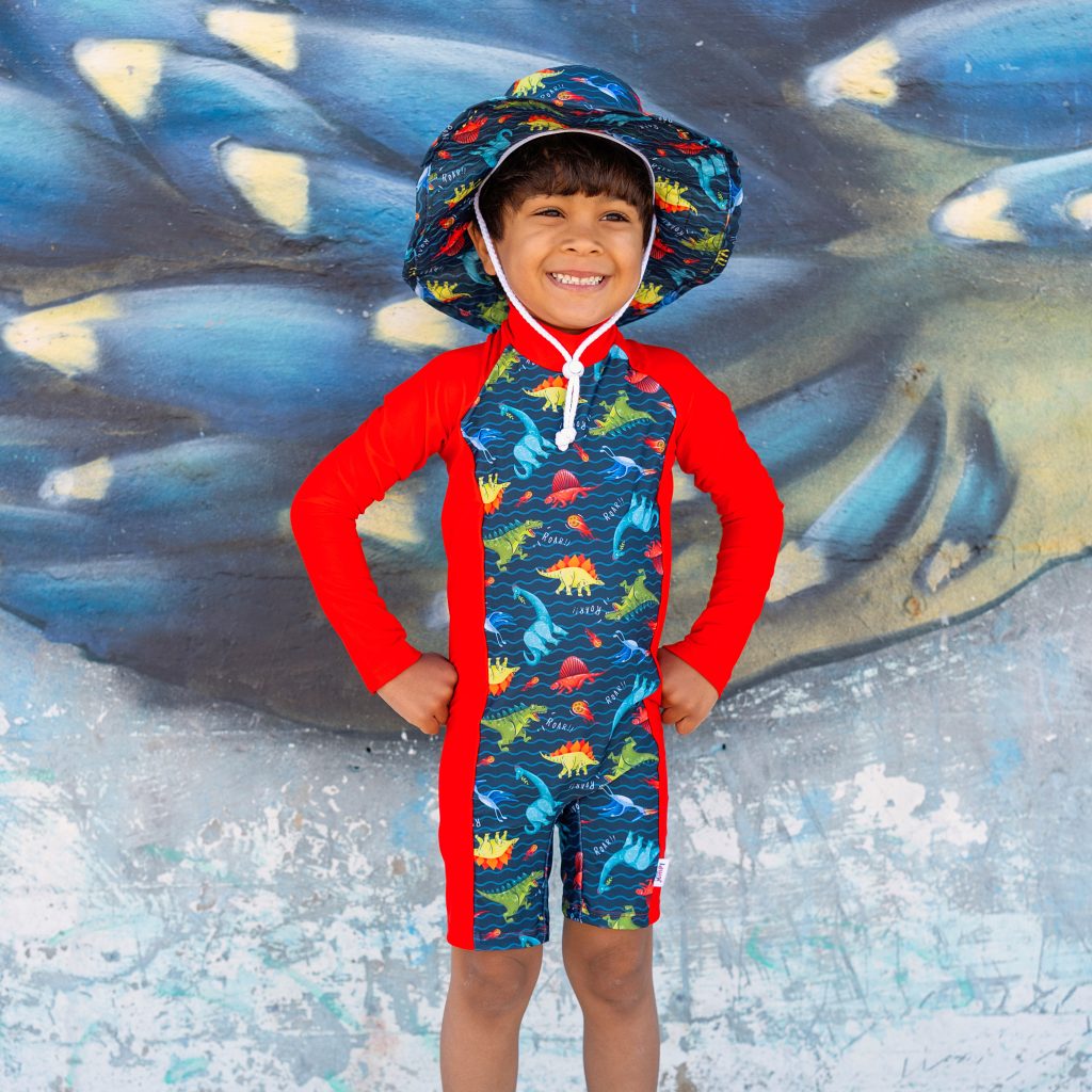 Zip-up Swimsuit Long Sleeves Baby Toddler | Just Jump